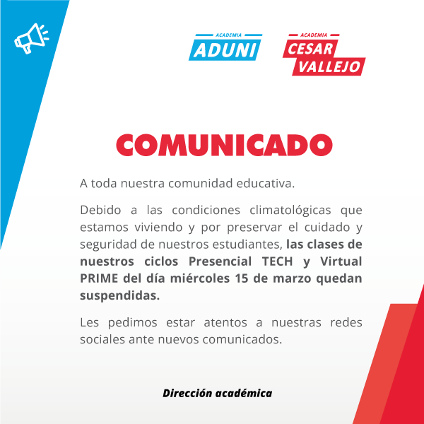 Comunicado-14-03-2023-web | Academia César Vallejo